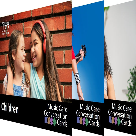 MUSIC CARE CONVERSATION CARDS - Tripack 2 – MUSIC CARE by Room 217™